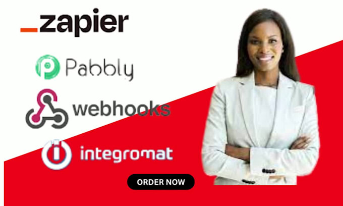 Integrate using zapier pabbly integromat and webhook by Heemat01 | Fiverr