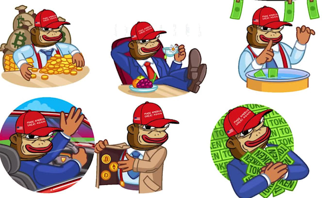 Draw furry animated telegram stickers crypto memecoin stickers park ...