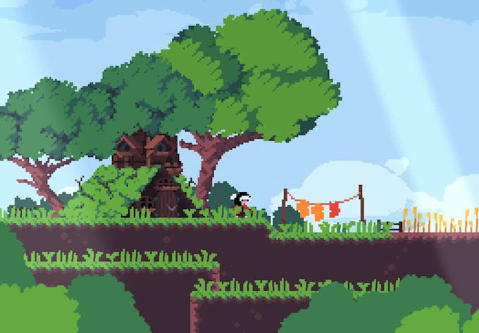 Create professional pixel art characters and assets by Artbyaerys | Fiverr