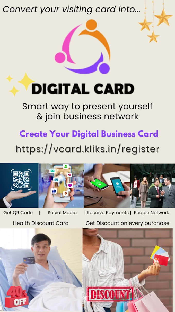 Create a mini website, a digital business card with qr code by Sateeshh ...