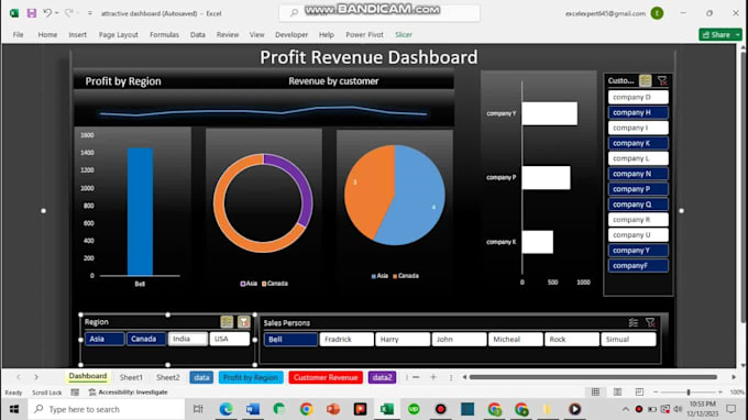 Excel expert in excel dashboard, google spreadsheet, pivot table, excel formulas by Eman563 | Fiverr