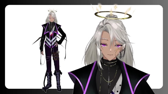 Create 2d vtuber model 2d vtuber commission vtuber model 2d vtuber ...