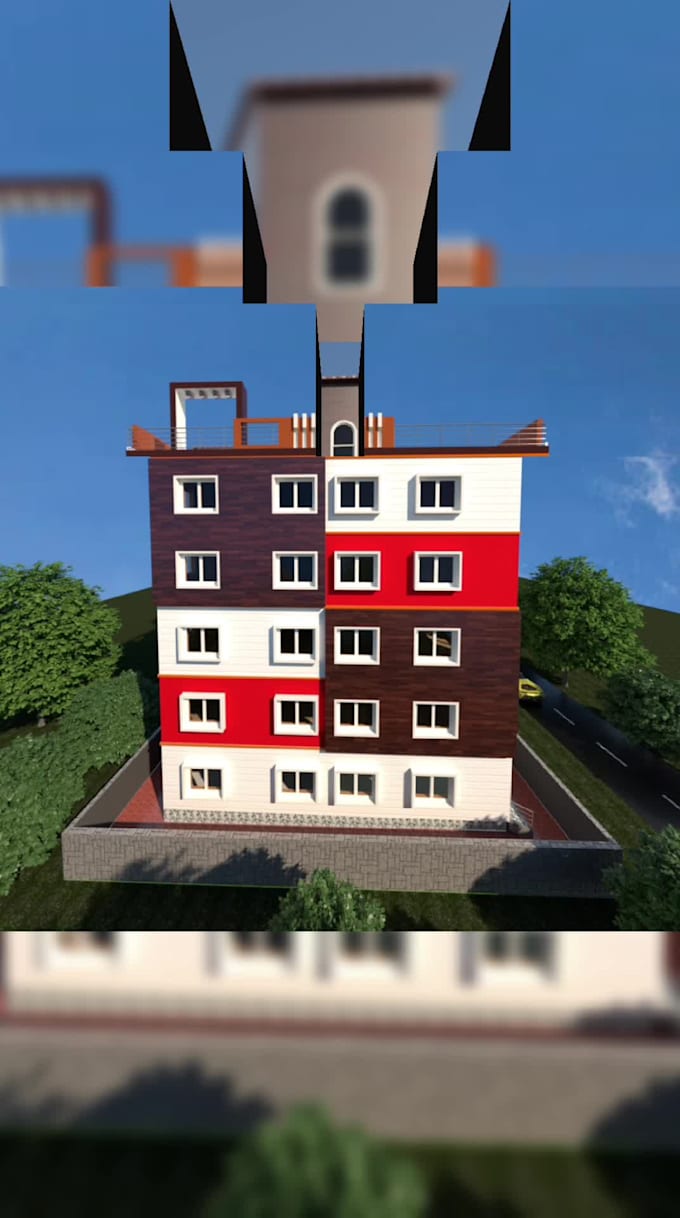 Draw vastu approved 2d plan and 3d design modelling image and video ...