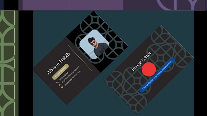 Design a unique visiting card on both sides by Editorahasan | Fiverr