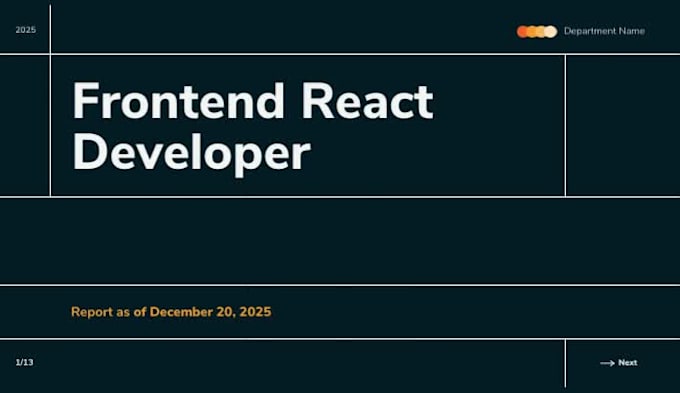 Develop websites using react js by Kishlaykumar977 | Fiverr