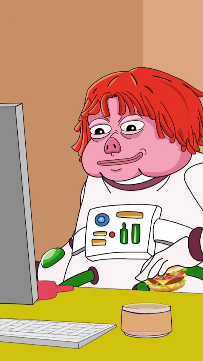 Do 2d crypto animation crypto meme video funny meme 2d meme art illustration by Superiorboss1 ...