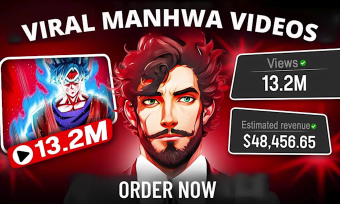 Create a viral manhwa recap channel for you by Channelgrowtz | Fiverr