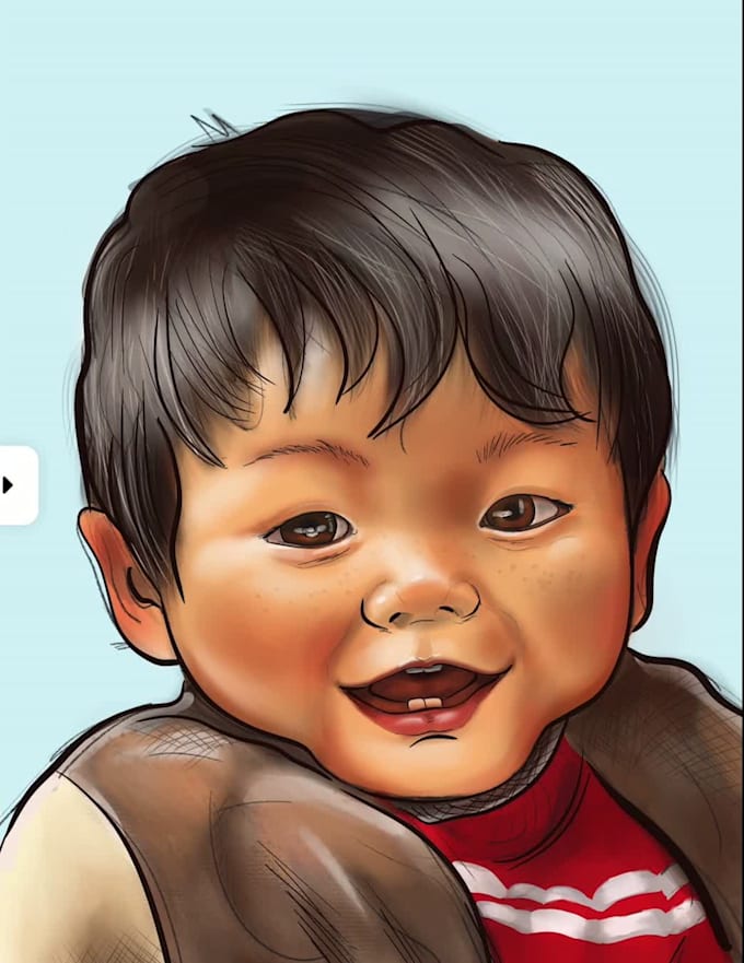 Create beautiful digital illustrations in realistic or cartoonish style ...