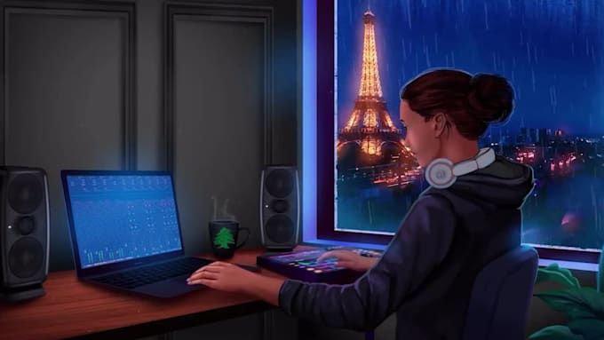 Create anime, gif, lofi animation loop, lofi loop animation by Lullaby ... Create anime, gif, lofi animation loop, lofi loop animation by Lullaby ...