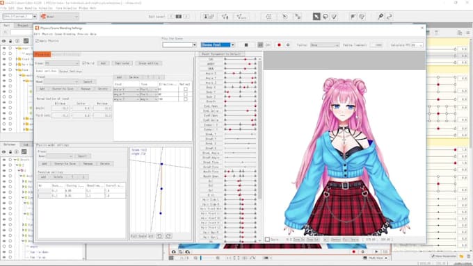 Design and rig pro live2d, vtuber model for vtuber studio by Faqih ...