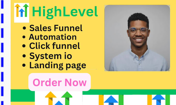 Design gohighlevel website, go high level sales funnel, gohighlevel ...