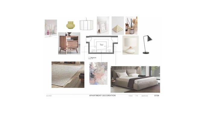 Do interior design floor plan, mood board and shopping list by ...