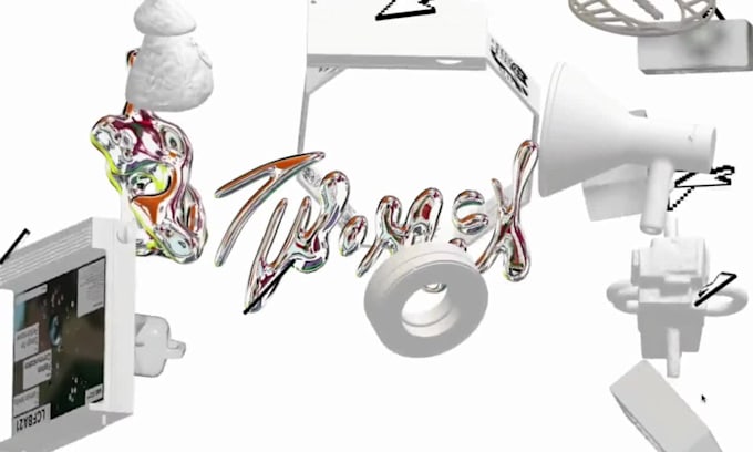 Interactive animated webflow landing page website 3d spline animation ...