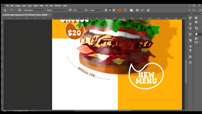 Serve you with my design poster by Wahidumarramadh | Fiverr