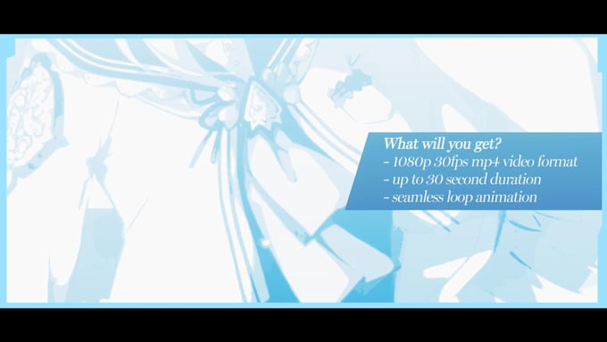 Animate character for wallpaper or vtuber loading screen by Rubxyy | Fiverr