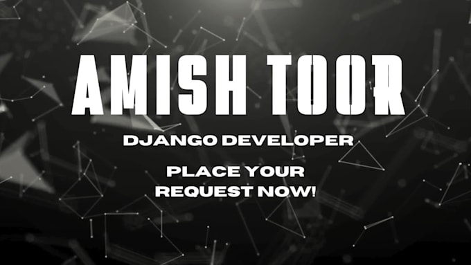 Make best apis in django using rest framework by Muhammadtoor994 | Fiverr