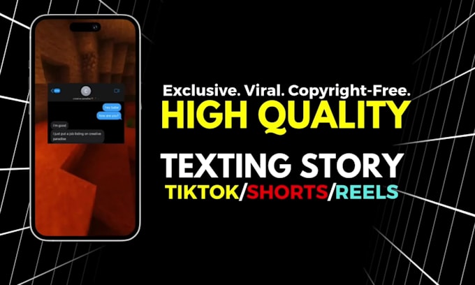 Create viral text message reddit story videos for tiktok and youtube shorts by Rituld | Fiverr