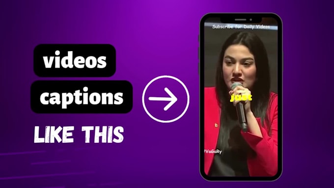 Create captivating subtitles and captions for your videos by Shehzadali03 | Fiverr