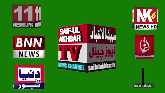 Create 3d news logo animation full hd channel and production by Globalgfxpk | Fiverr