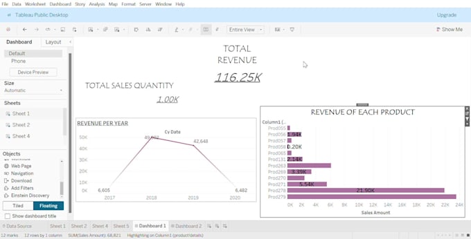 Be your excel and power bi expert to create dashboards by Emannfatima20 ...