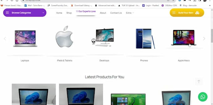 Be your expert in website development with html css tailwind by ...