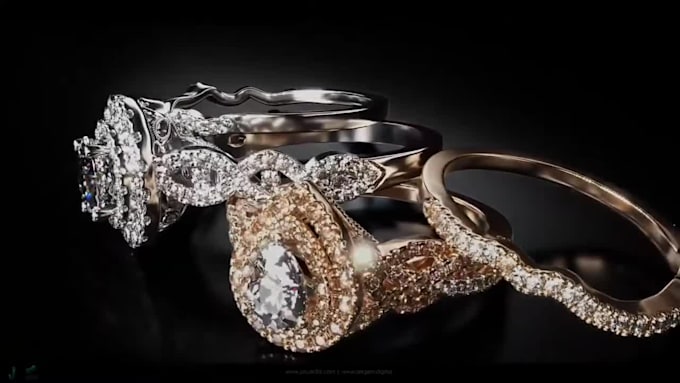 Design ultra realistic 3d jewelry renders that sell like magic by ...