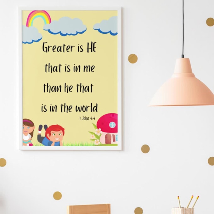 Create printable bible verses or quotes wall art and designs by Beedee7 ...