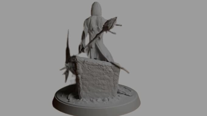 Sculpt 3d model miniatures dnd fantasy figurines creatures model for 3d ...