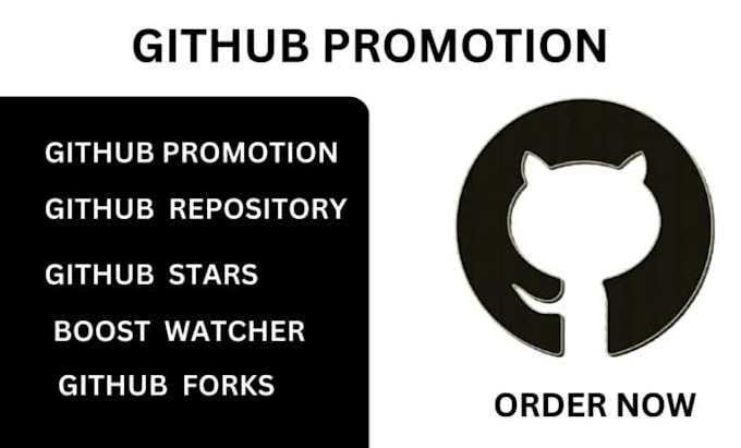 Do github promotion to get more stars, reviews, fork repos ...