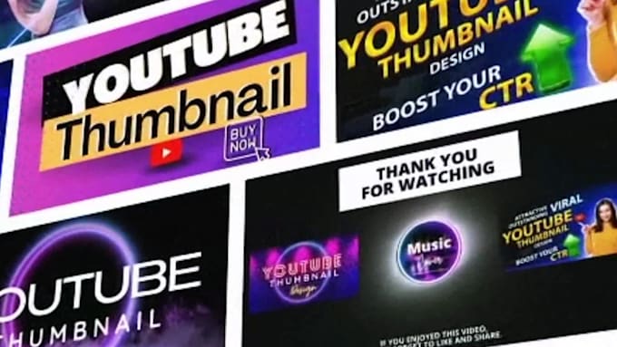 Design amazing youtube thumbnail by Designerkanwal | Fiverr