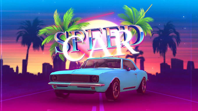 Do retro car logo animation by Nikslav | Fiverr
