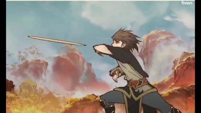 2d traditional character animation 2d cutscene cartoon animation game ...