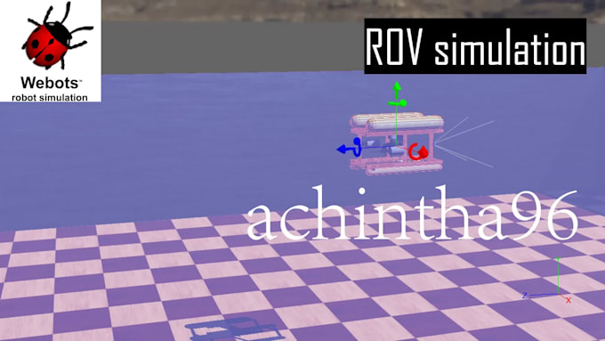 Simulate your robot exactly in webots by Achintharath96 | Fiverr