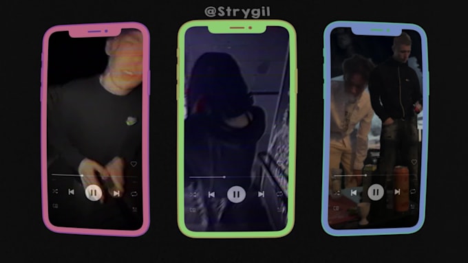 Make a song visualizer, perfect for spotify canvas by Strygil | Fiverr