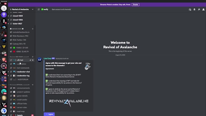 Create a complex discord server for your community by Newtonmintlabs ...