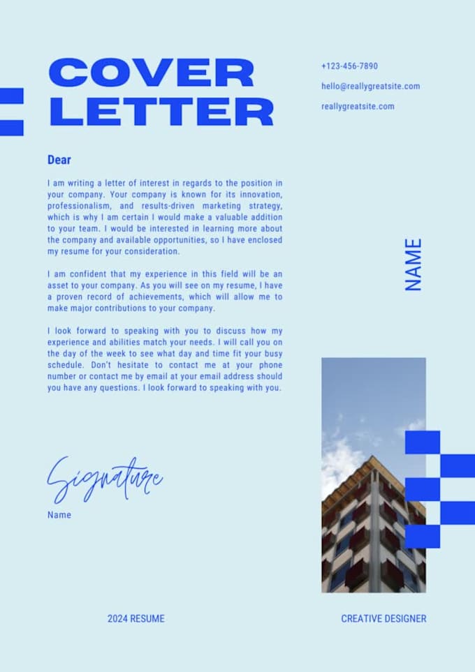 Do resumes, email signatures by Zacharyzaxlor | Fiverr