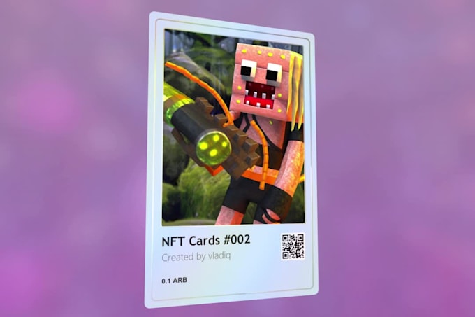 Create unique nft card animation and design by Vlad_iq | Fiverr