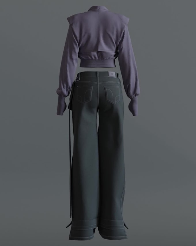 Create 3d garment design in clo3d with beauty render by Irakozachenk01 ...