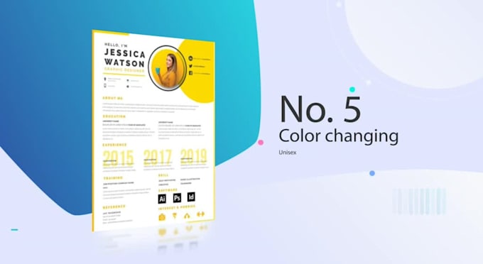 Design for you the best and most beautiful cv by Tamerja | Fiverr