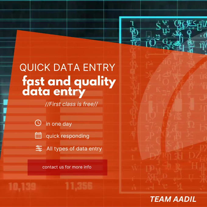 Do anything and im really good in data entry by Technic007 | Fiverr