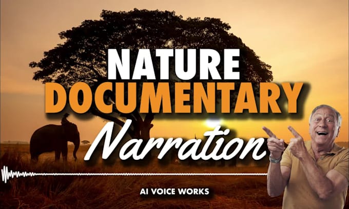 Create a nature documentary style voice over narration by Aivoiceworks ...