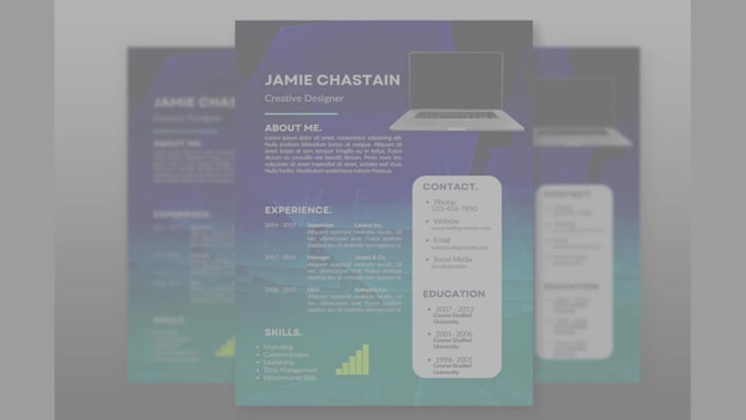 Create official resume design, cv writing by Fiverr_dsgn_guy | Fiverr