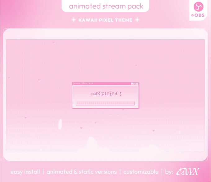Design cute custom stream overlays and alerts for streamers by ...