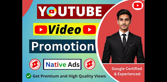Do organic youtube video promotion for your channel video by Anned_ads ...