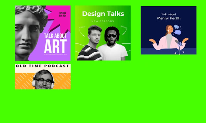 Design podcast or album cover digital art for your podcasts by ...