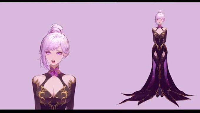 Do live2d vtuber character model animation streaming vtube avatar ...