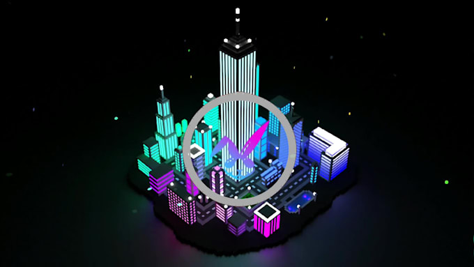 Create neon awesome audio spectrum or music visualizer by Visual_guru ...