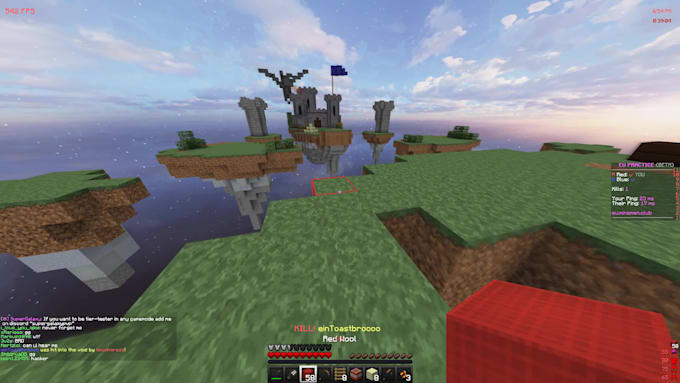 Coach you in the minecraft fireball fight minigame by Touchqrass | Fiverr