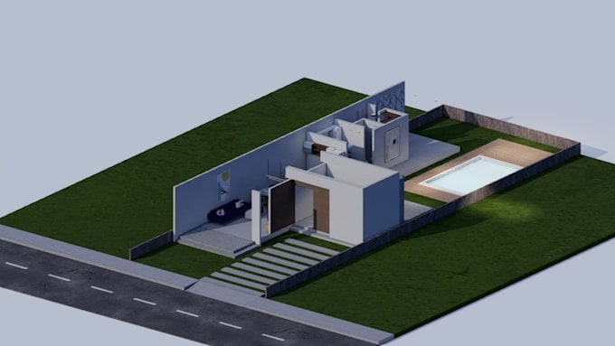 Render 3d isometric and axonometric diagram for your project by ...