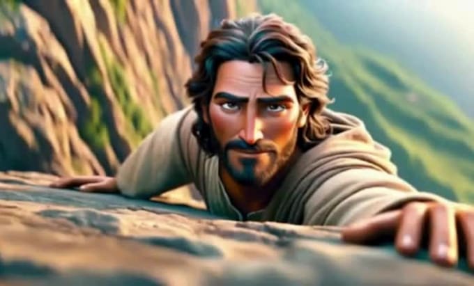 Crea un video de animación de la historia bíblica de pixar con ia en 3d ...